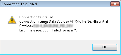 OpenPlant - Error: "Connection Test Failed" While Mapping SQL Database ...