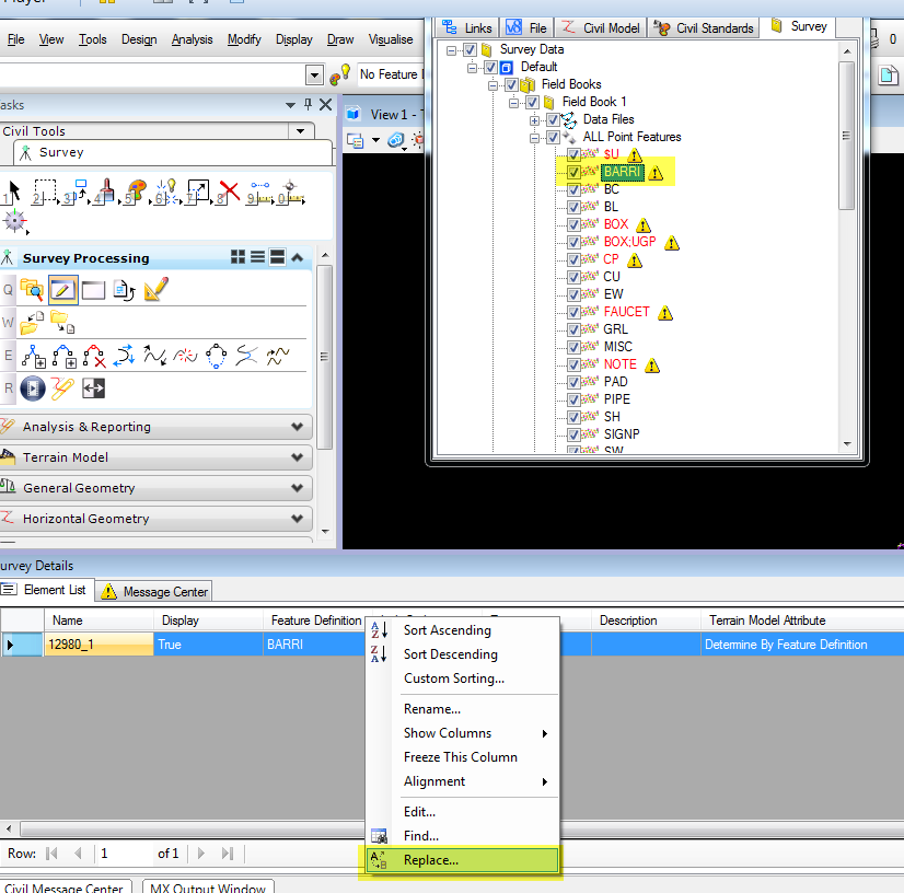 OpenRoads | OpenSite - Edit Features of Survey Data - Communities