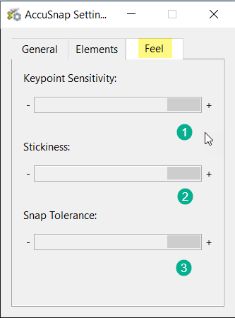 ProStructures - Settings for accurate snapping of the AccuSnaps in ProStructures - Communities
