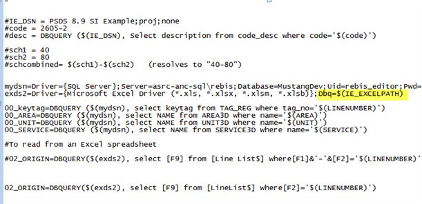 OpenPLANT | AutoPLANT - Creation of External Database Path Variable for ...