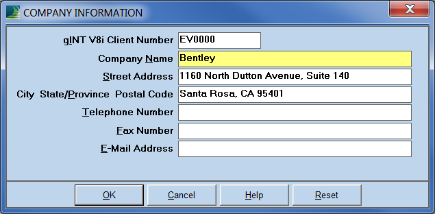 gINT | Keynetix - How do we update the address on our reports ...