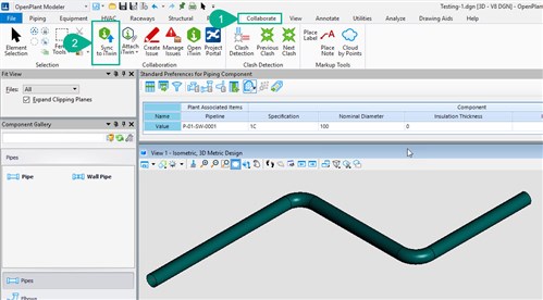 OpenPlant - How to Use Sync to ITwin feature in OpenPlant Modeler ...