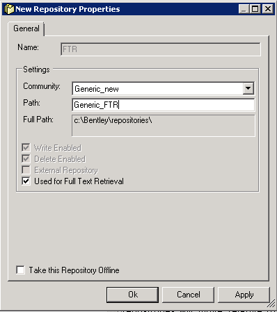 AssetWise ALIM - Setting Up FTR - Communities