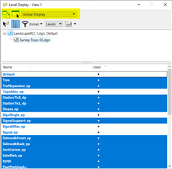 MicroStation - How to create a report of what levels are ON/OFF ...