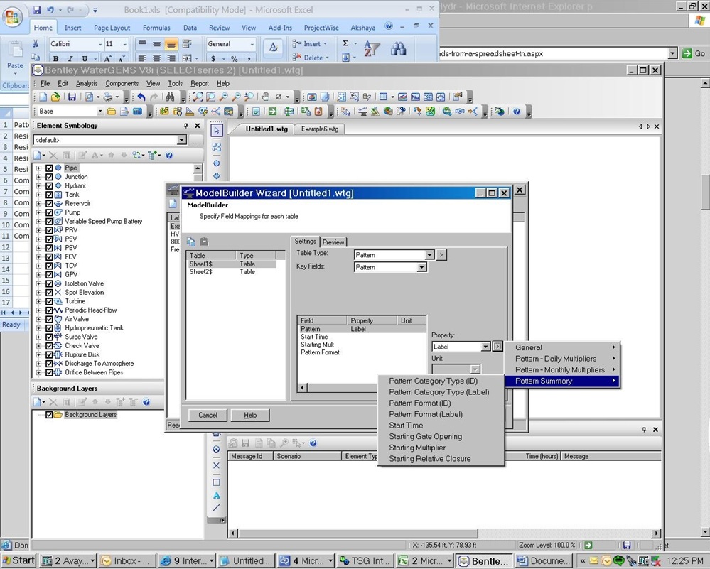 OpenFlows | Water Infrastructure - Importing Demand and Loading Patterns using ModelBuilder ...