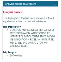 AssetWise Linear SUPERLOAD - Generate a Trip - Communities