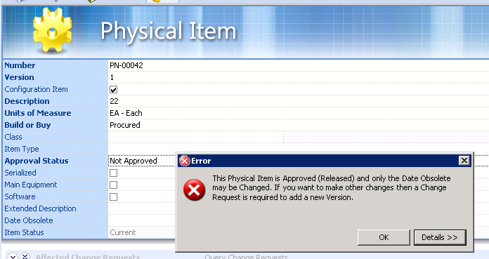 Archived Communities Documentation - Can we change an approved eB Object - Communities