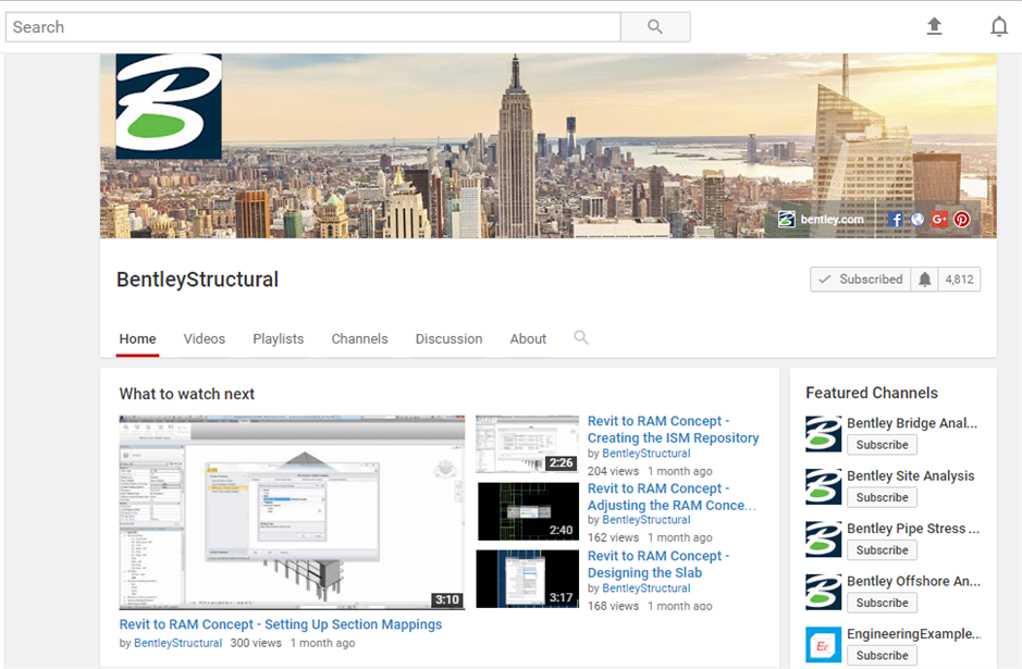 Bentley Analytical Cloud Services - Webinars - Communities