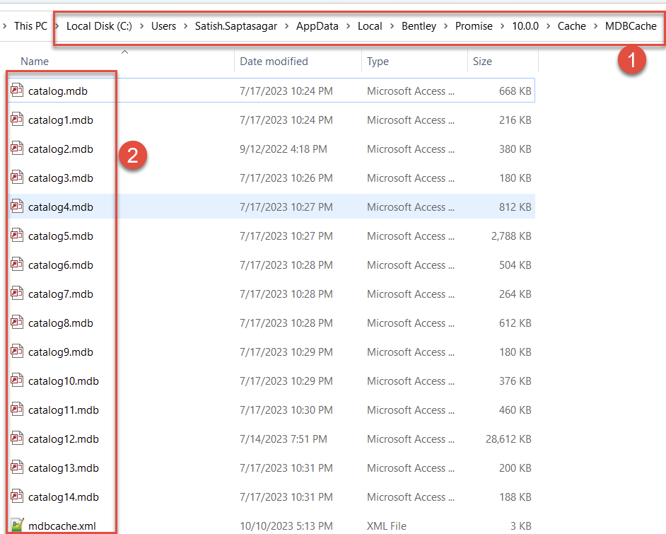 OpenUtilities - Where are the Catalog.mdb cache files located on local machine for Catalogs ...