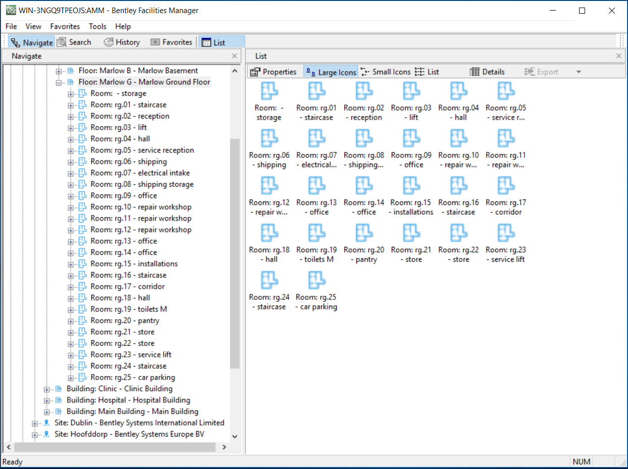 OpenBuildings - Starting Bentley Facilities Manager - Communities