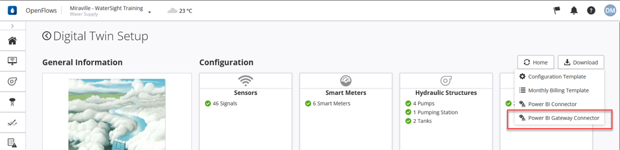 OpenFlows | Water Infrastructure - WaterSight - Automatically update PowerBI Reports using the ...