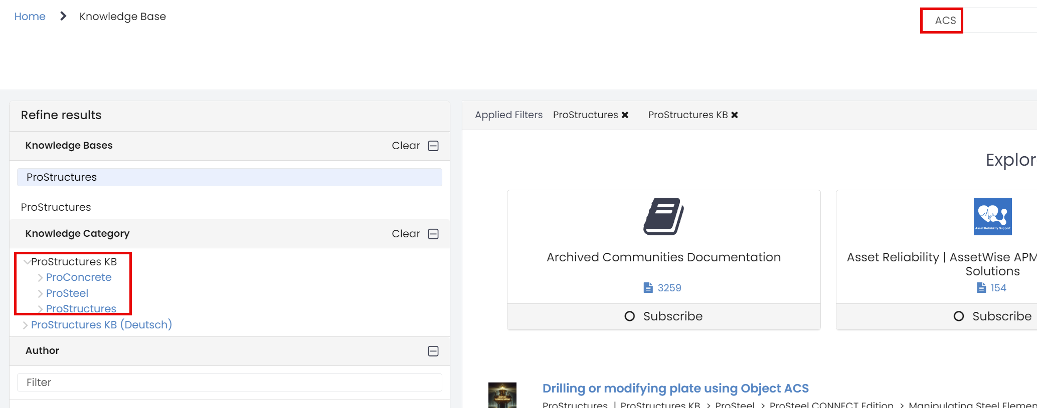 ProStructures - Migration from ProSteel AutoCAD based to Prosteel (Microstation) - Communities