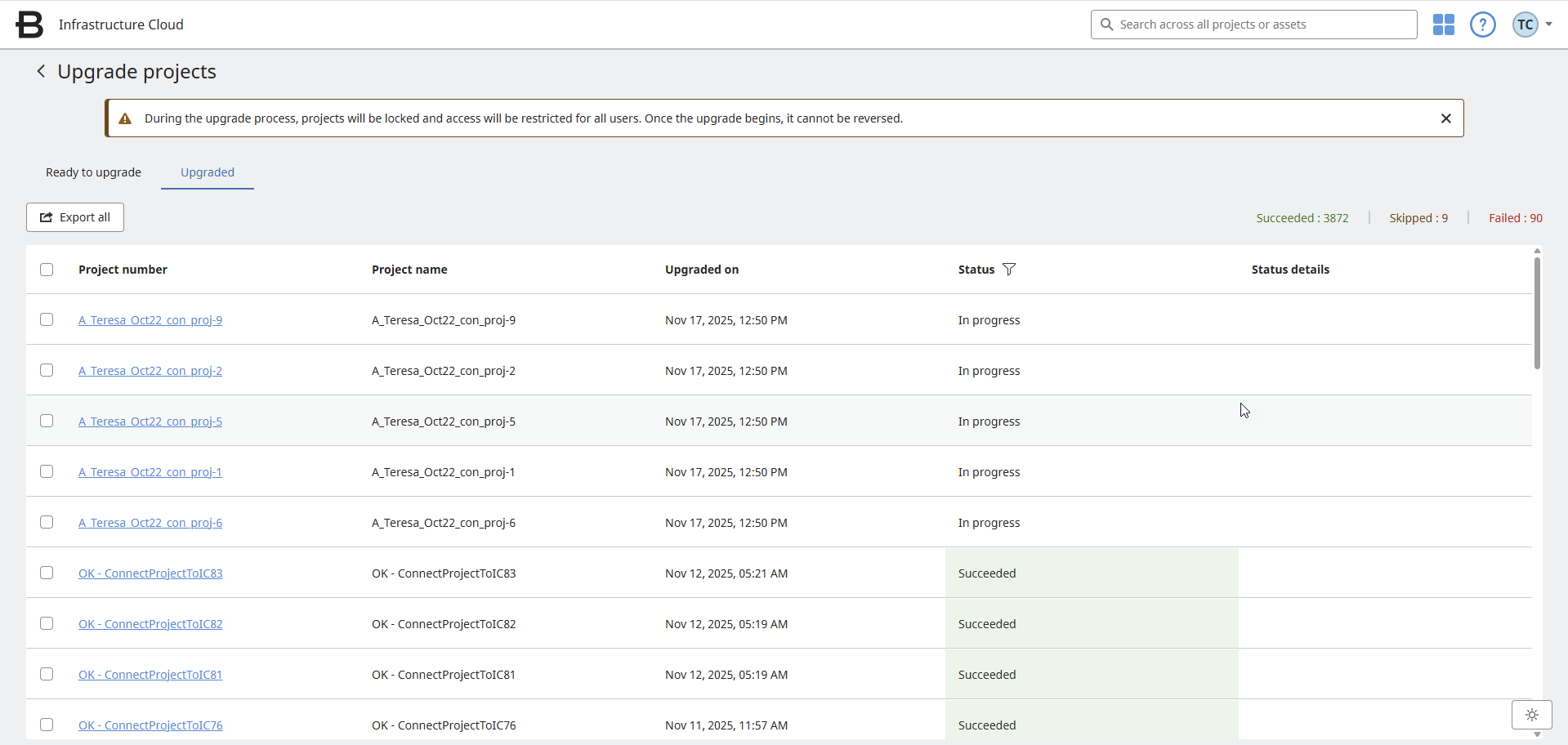 Bentley Infrastructure Cloud - CONNECT Upgrade to Infrastructure Cloud ...