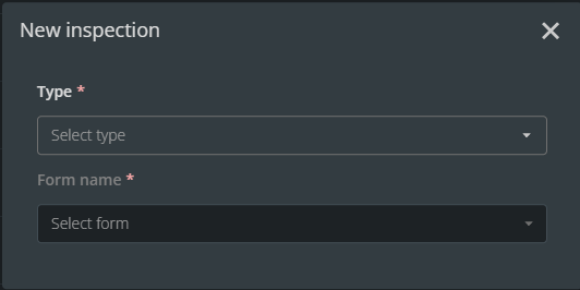 iTwin Experience - Create New Inspection - Communities