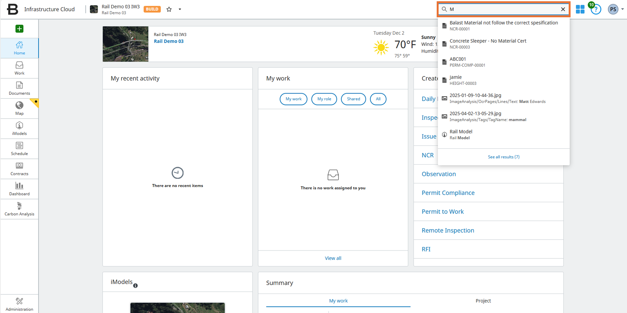 Bentley Infrastructure Cloud - Project Search - Communities