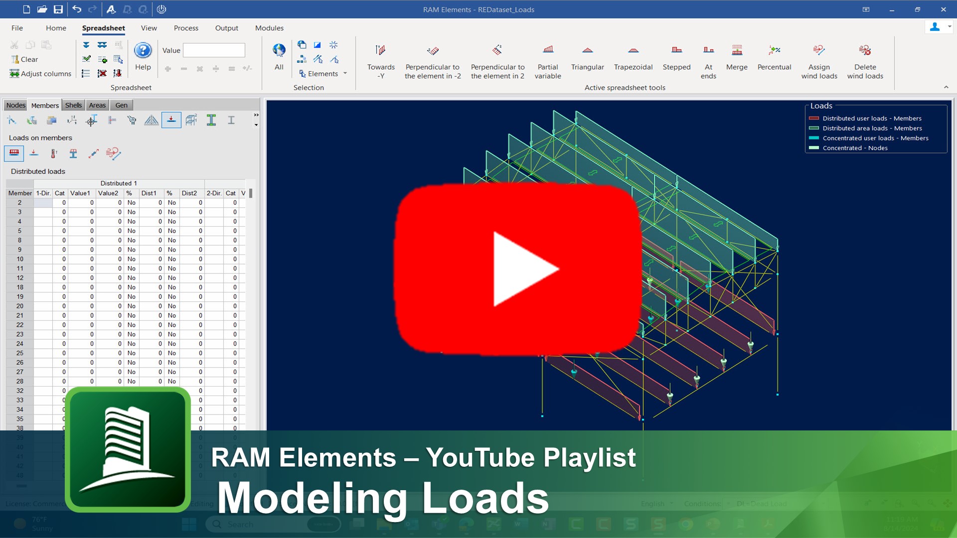 RAM | STAAD | ADINA - Modeling Structures in RAM Elements - Communities