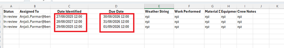 SYNCHRO Construction Solution - Preventing Date Shifts Between Excel ...