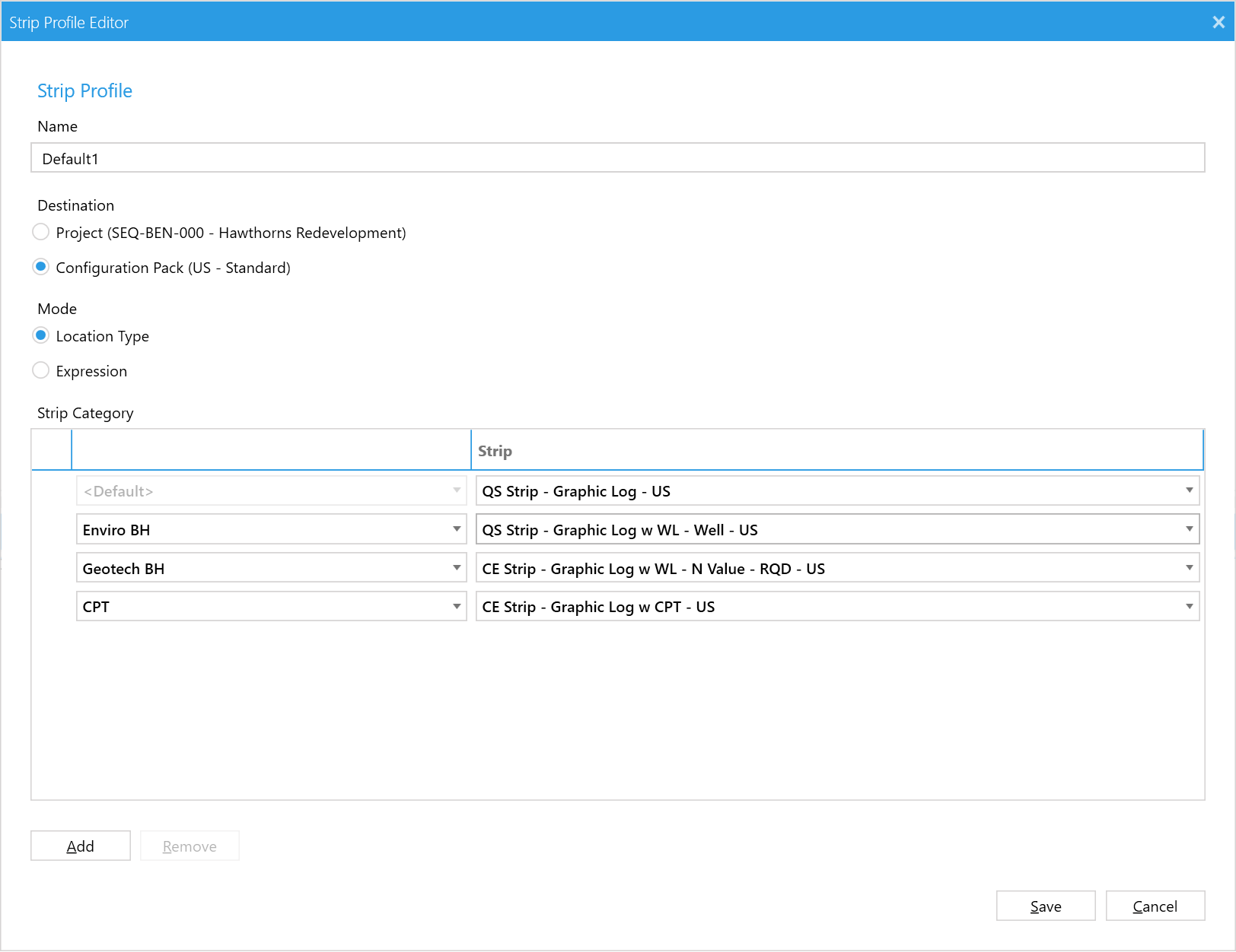 OpenGround - Strip Profiles - Communities