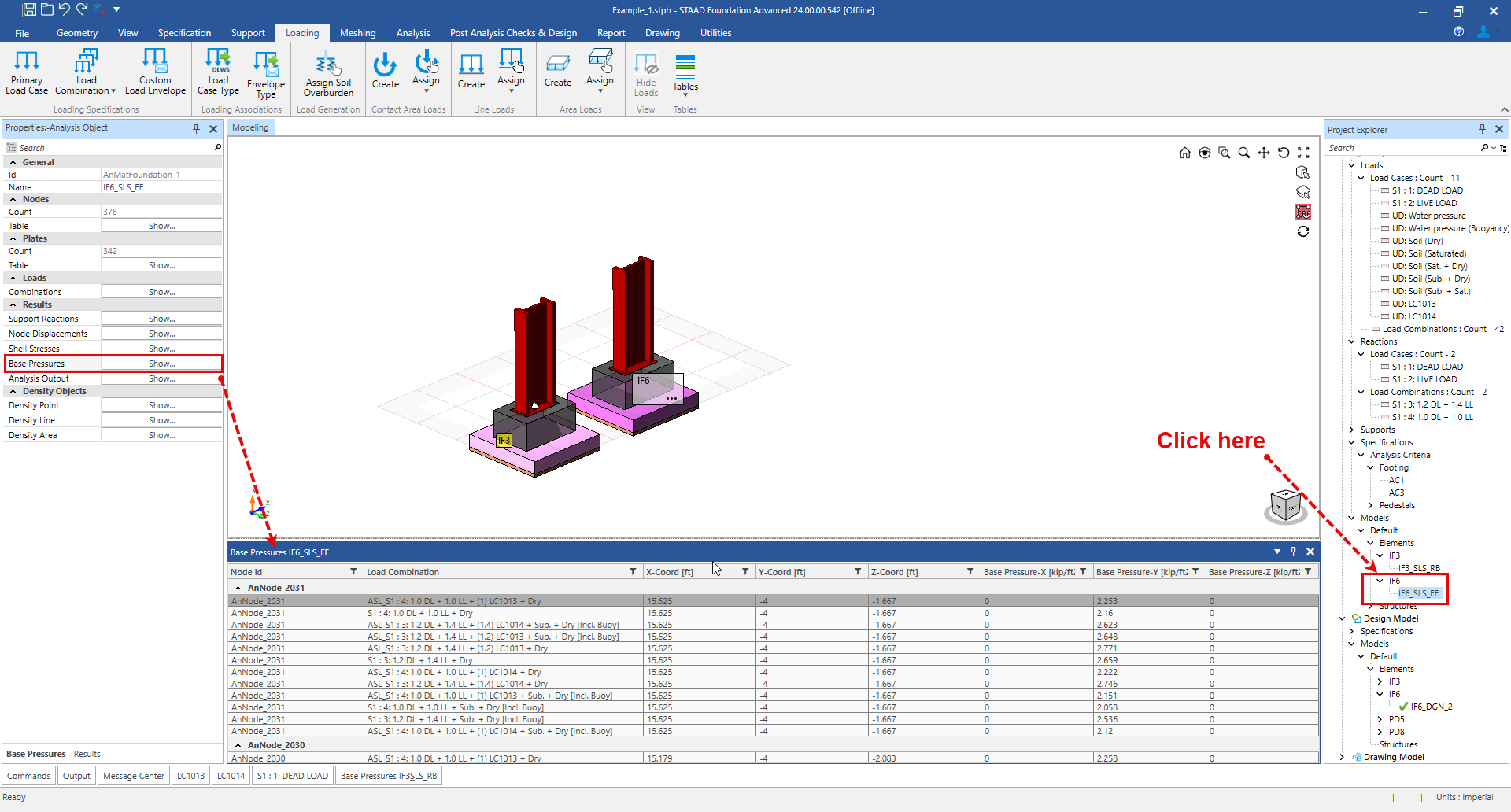 RAM | STAAD | ADINA - 1.4 : Example Problem 1- Part-4 - Performing ...