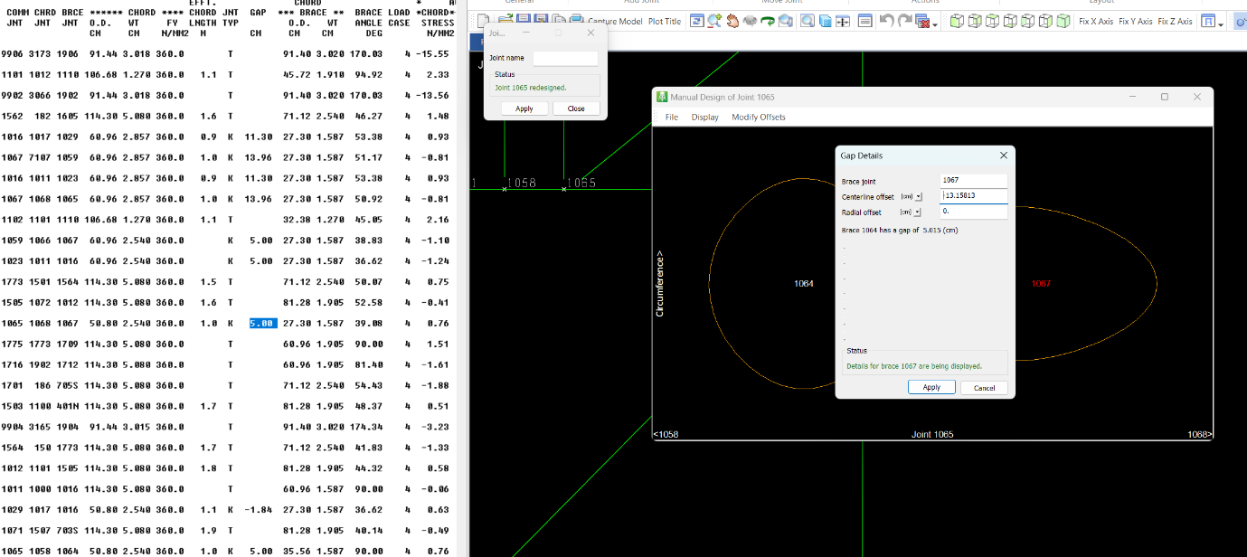 MAXSURF | MOSES | SACS - Gap in joint can design - Communities