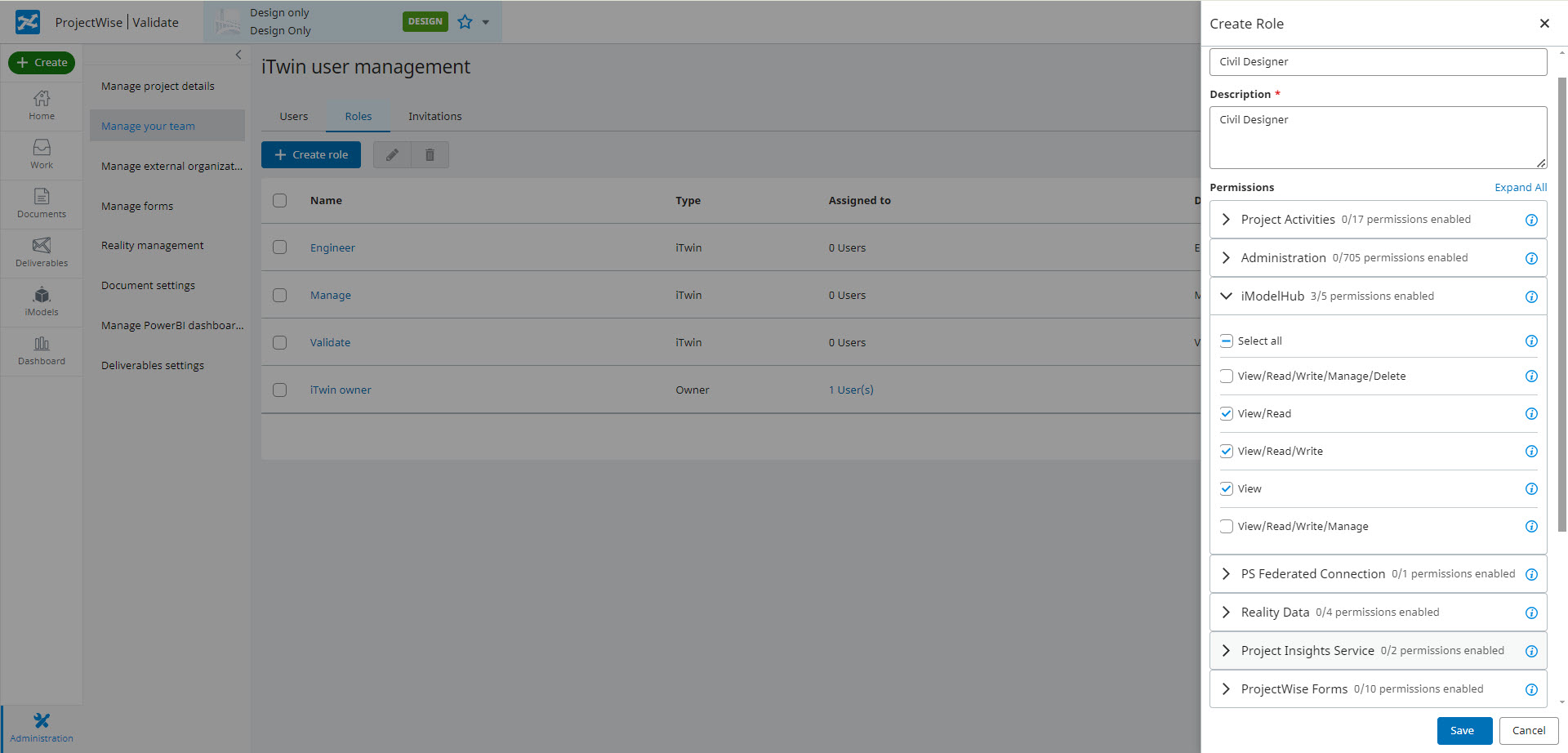 Bentley Infrastructure Cloud KB - Administration – Manage Your Team - Communities