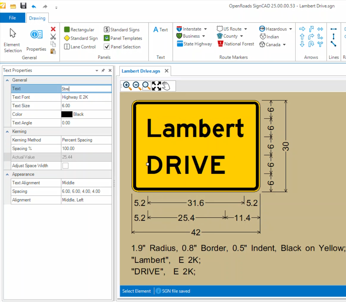 OpenRoads | OpenSite - Edit Text - Communities